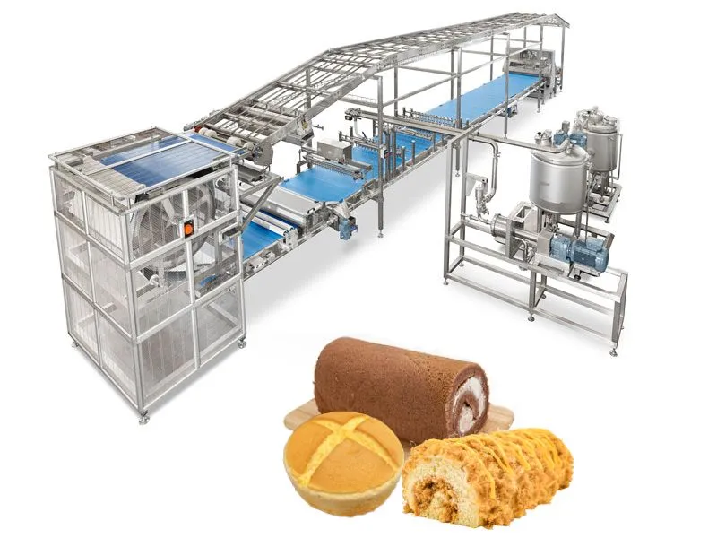 Discover the new technology sponge cake production process